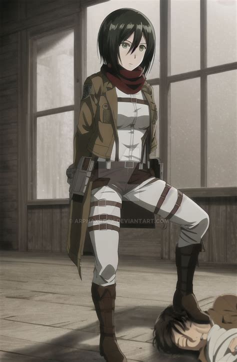 Attack On Titan Trample 1 Mikasa X Eren Boots By Arphaxadcy On