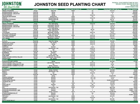 Planting Seed Size Chart Snow In Summer Cerastium Drought Tolerant