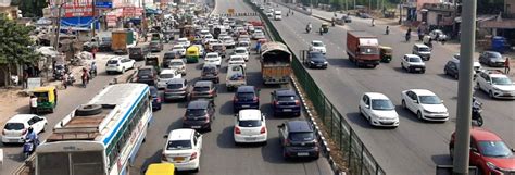 Massive Traffic Congestion On Delhi Jaipur Expressway