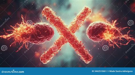 Y And X Chromosomes Y Front On Light Background Stock Image 56146117