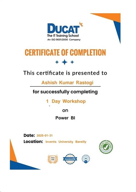 Powerbi Datavisualization Ducat Training Ashish Rastogi