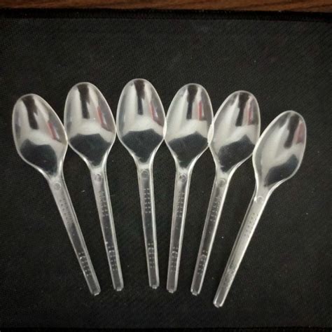 Sendok The Eskrim Pudding Jelly Plastik STG Bening Cm Pack Isi Pcs Lazada Indonesia