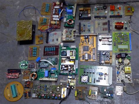 Assorted Small Printed Circuit Boards Pcbs Electro Props Hire