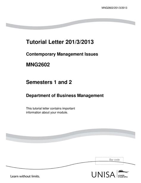 MNG2601 Mng 2602 S1 Assign Questsolns T C M S D Th Inf Tutori Ontem MNG Semes