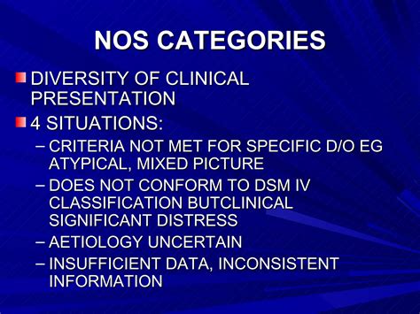 The Dsmiv And Icd10 Classification Systems Background Ppt