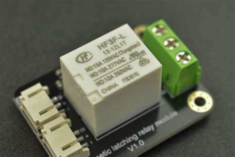 Gravity Magnetic Latching Relay Module For ESP32 Arduino DFRobot