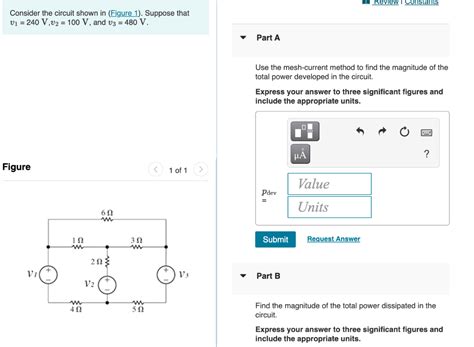 Solved 1 Review Constants Consider The Circuit Shown In