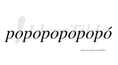 ¿lleva Tilde Popopopopopó Llevatilde Es