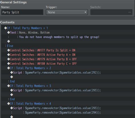party swapping not working on different maps rpg maker forums