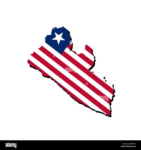 Fileflag Map Of Liberiasvg Vector Maps Of Liberia Ioolj