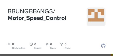 GitHub BBUNGBBANGS Motor Speed Control
