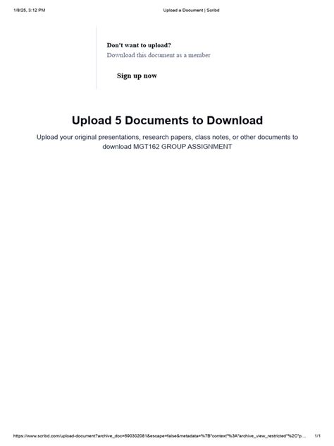 Upload A Document Scribd Pdf