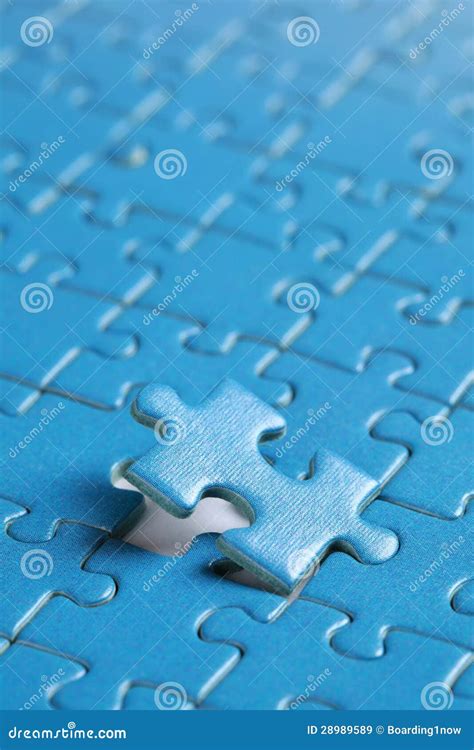 The Last Piece Of Puzzle Stock Image Image Of Link Achieve 28989589