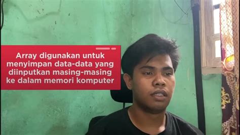 Tipe Struktur Data Array Youtube
