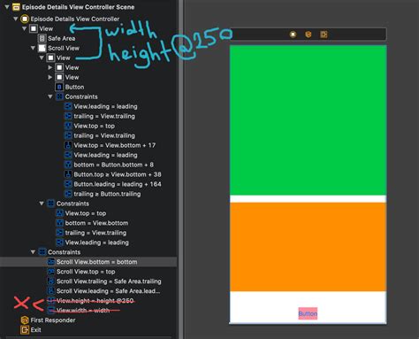 Swift Scrollview With Autolayout Issue Xcode 11x Stack Overflow