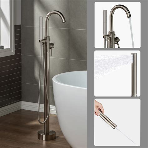 【woodbridge 59 Heavy Duty Acrylic Slipper Clawfoot Bath Tub With