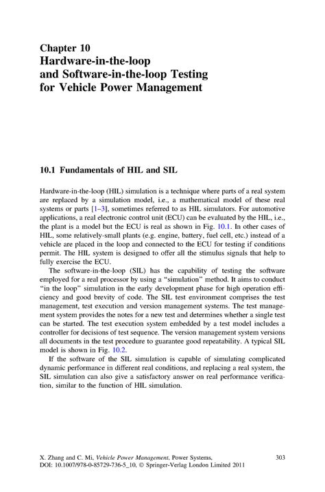 Hil And Sil Ppt Chapter 10 Hardware In The Loop And Software In The