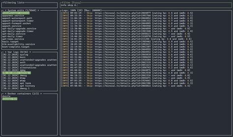 Lazyjournal A Terminal User Interface For Journalctl