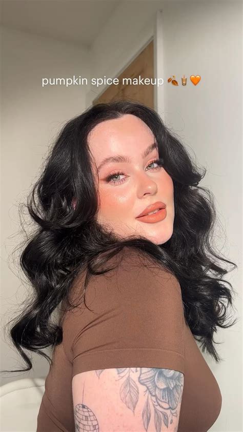 Pumpkin Spice Makeup 🍂🧋🧡 Easy Fall Autumn Makeup Idea Fall Makeup Fall Makeup Looks