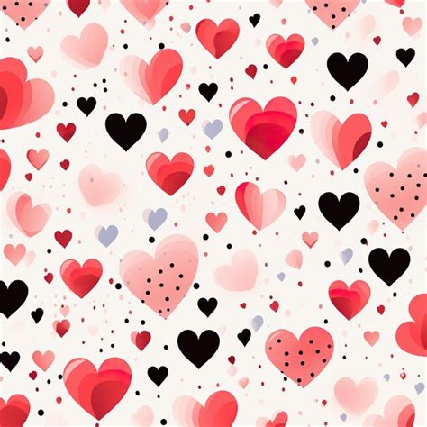 Premium Photo Simple Seamless Valentines Day Themed Pattern