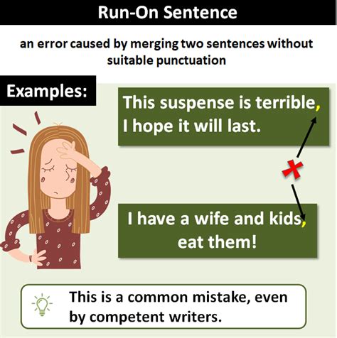 Run On Sentence Explanation And Examples