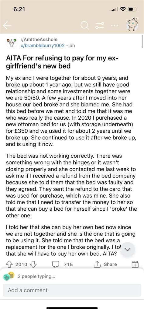 The Comments Are Very Split On This One Not Op Rtwohottakes