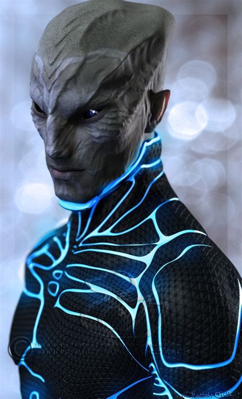 Alien Portrait By On Deviantart Alien