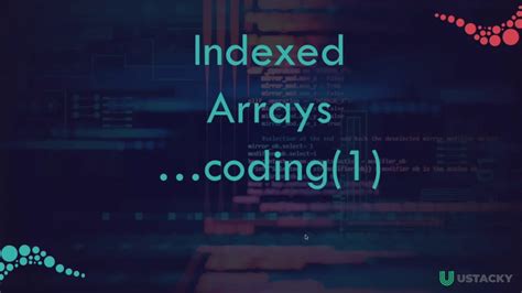 Indexed Arrays Coding YouTube