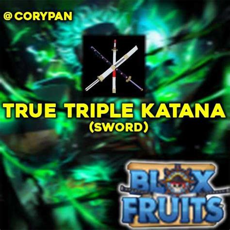 Blox Fruit Boosting Unlock True Triple Katana Sword