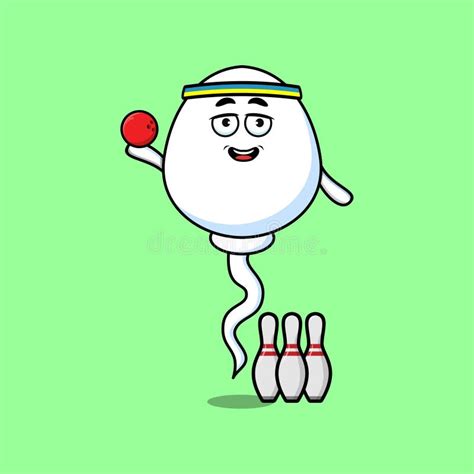 Cartoon Bowling Love Stock Illustrations 87 Cartoon Bowling Love