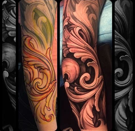 18 Baroque And Fancy Filigree Tattoos Artofit