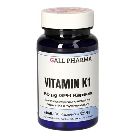 Gall Pharma Vitamin K1 30 Caps - Цена