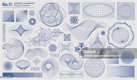 Abstract Technology Design Elements Stock Illustration Download Image