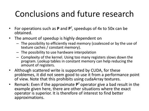 Ppt Implementation Of Voxel Volume Projection Operators Using Cuda Powerpoint Presentation