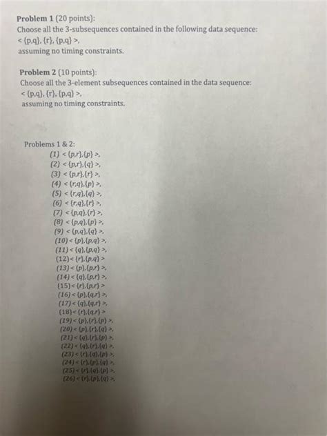 Solved Problem 1 20 Points Choose All The 3