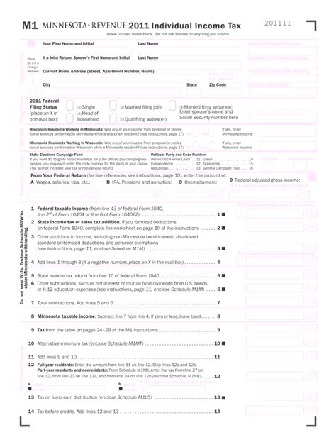 2011 Mn Form Fill Out And Sign Online Dochub