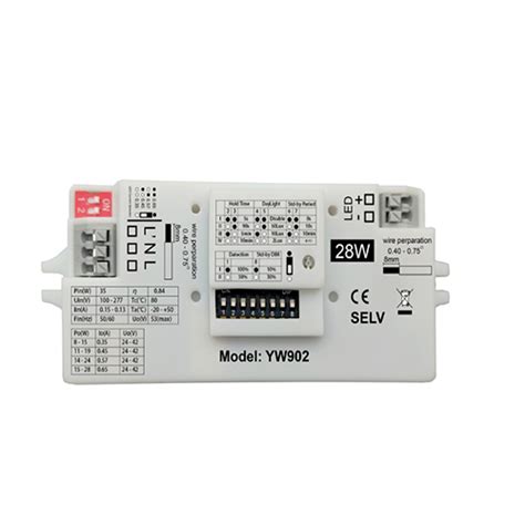 Dimming Function Sensor Dim Led Driver With Dip Switch China Microwave Motion Sensor