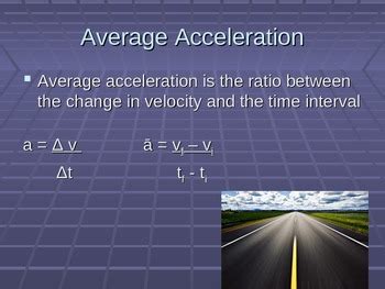 Unit Lesson Physics I Acceleration By Billtown Physics TPT