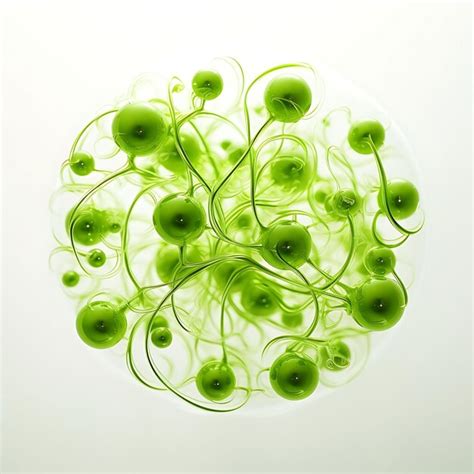 Premium Ai Image Valonia Bright Green Algae Forming Large Spherical