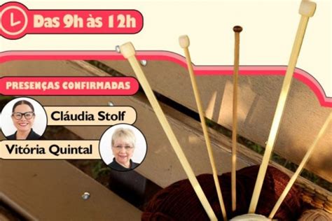 Círculo promove oficina de tricô