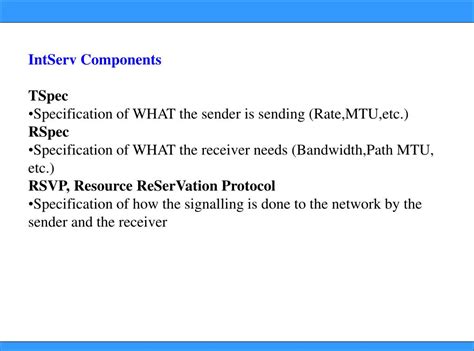 Ppt Rsvp Resource Reservation Protocol Powerpoint Presentation Free