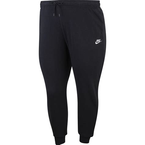 Nike W Nsw Essntl Flc Mr Pnt Plus Kadın Siyah Günlük Stil Eşofman Altı