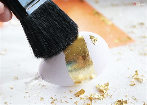Diy Easter Craft Idea Gilded Easter Eggs Positively Splendid Crafts