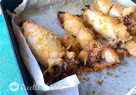 Calamari Ripieni Cotti Al Forno Ricette Al Volo