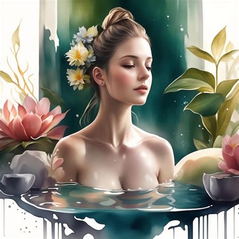 Premium Ai Image Woman In Spa Massage Room Images With Ai Generated