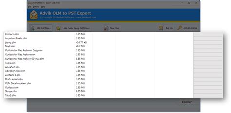 olm to pst converter software for converting olm to pst