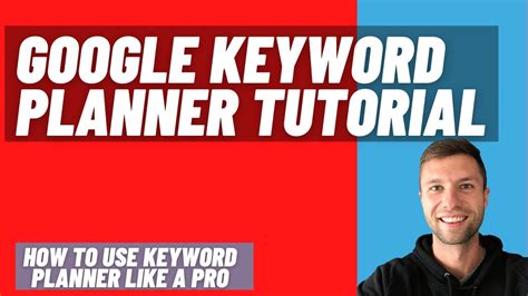 How To Use Google Keyword Planner For Free Youtube