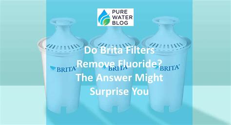 Does Brita Remove Fluoride Detailed Fluoride Filter Review Water Treatment