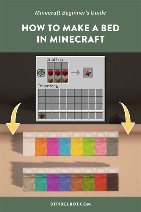 How To Make A Modern Bed In Minecraft