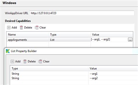 Pass Arguments To Executable In Windows Action Recorder Feature